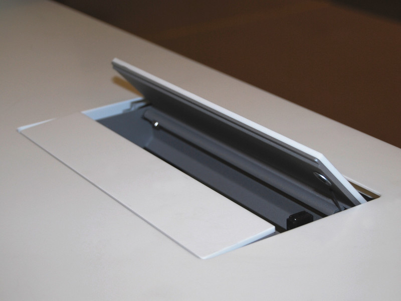 Bachmann CONFERENCE built-in frame for under table short silver (338. ...