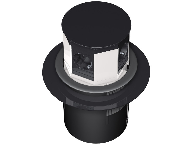 Bachmann LIFT 1x Power socket outlets 2x CAT6 1x VGA 1x mini stereo 1x ...