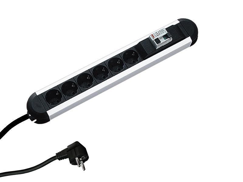 Bachmann PRIMO, 6x power strip, residual current circuit breaker, 331.035