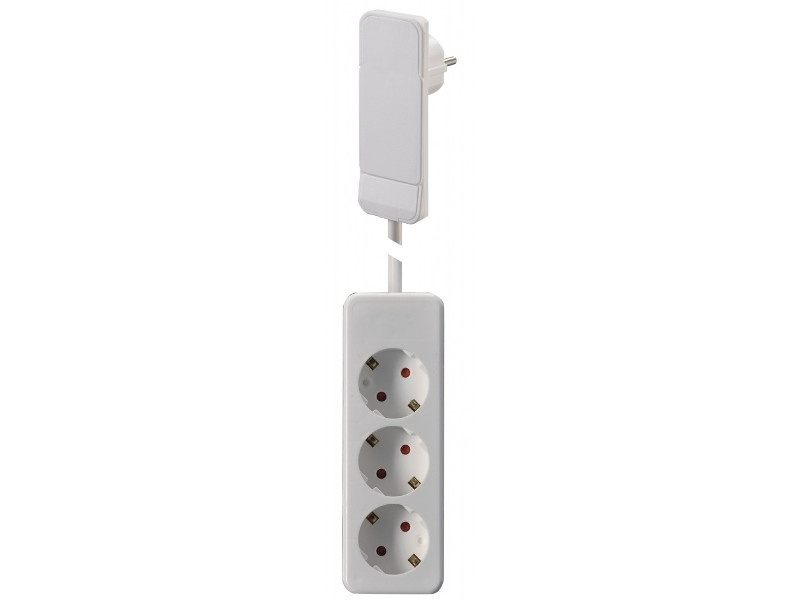 Bachmann FLAT PLUG Flachstecker, 3-way desk power socket 933.007