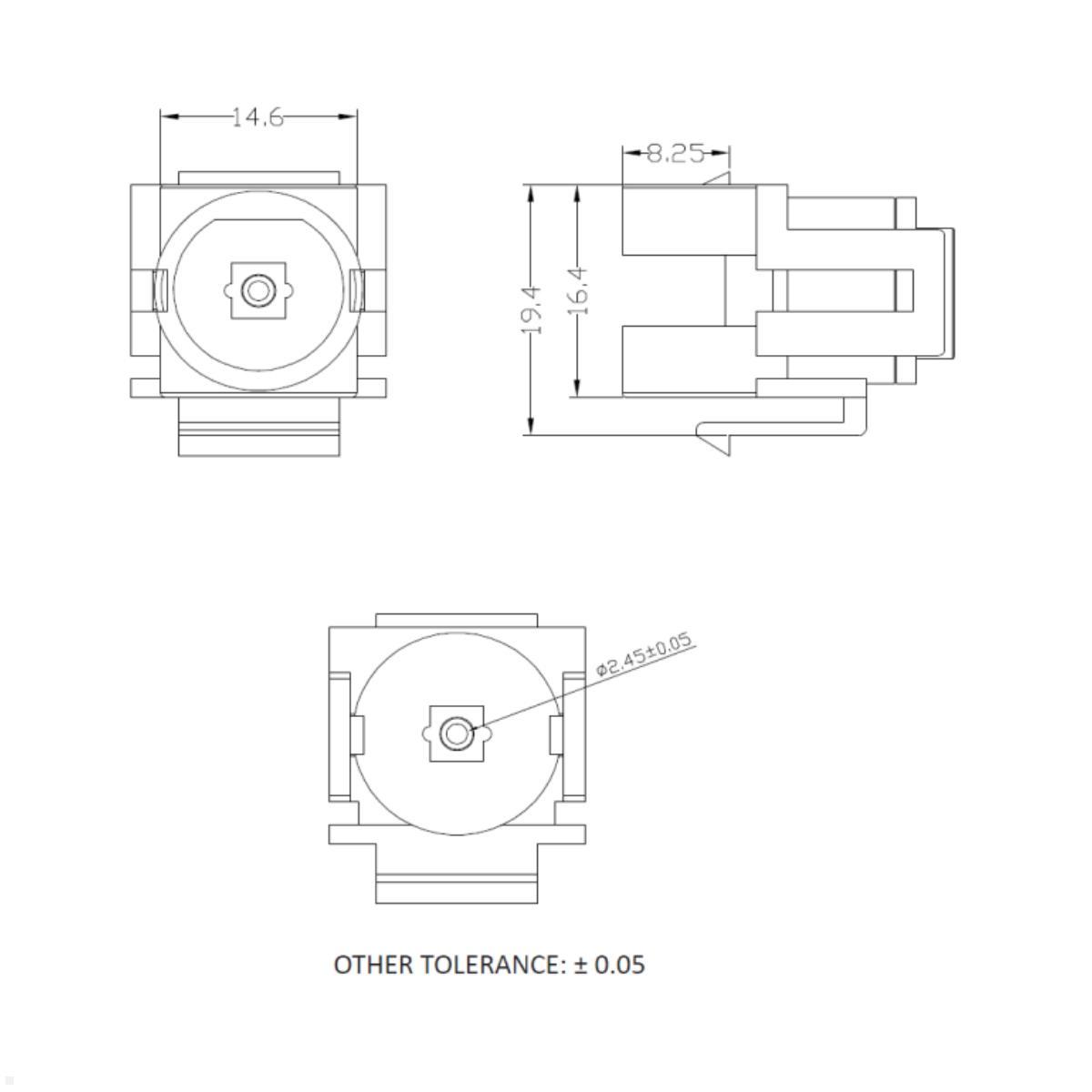 Keystone module Toslink fiber optic audio, Bachmann 918.045