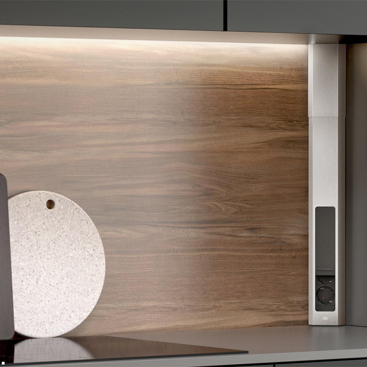 Corner sockets long USB A/C kitchen - Bachmann CASIA 923.006