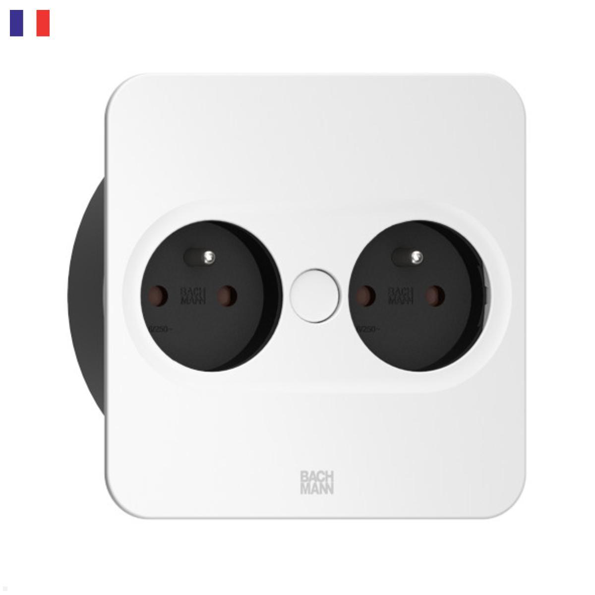 Built-in socket 2x UTE Bachmann TWIST 2 (946.203), square