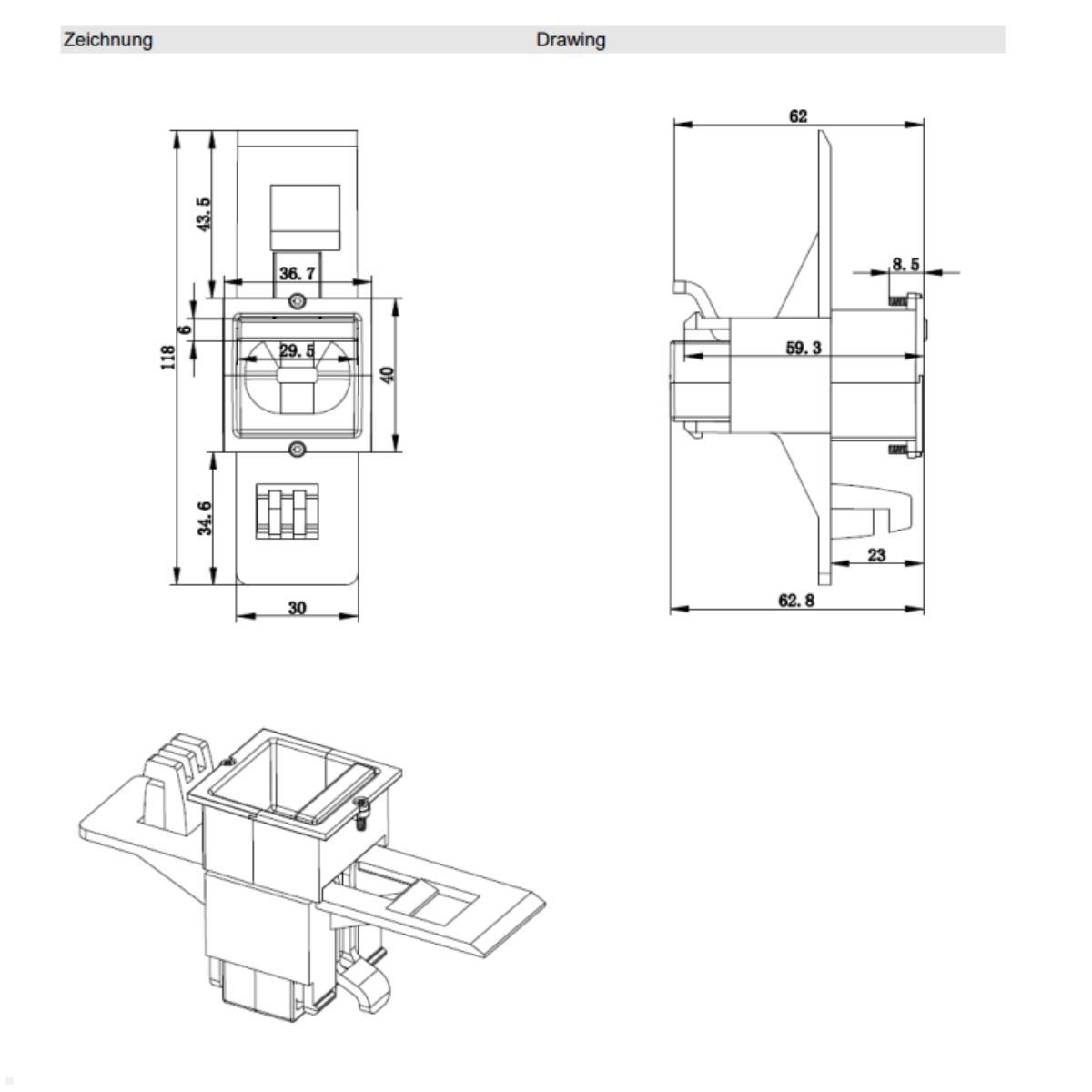 Port Replicator USB-C Laptop, Displayport, Bachmann 917.2290