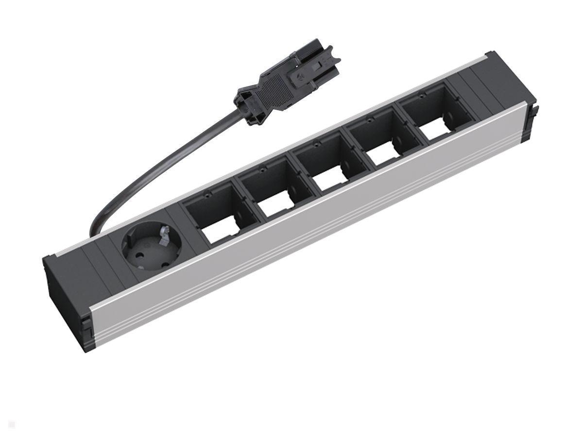 Bachmann CONI 6-way: 5x custom modules + power socket outlet (912.004)