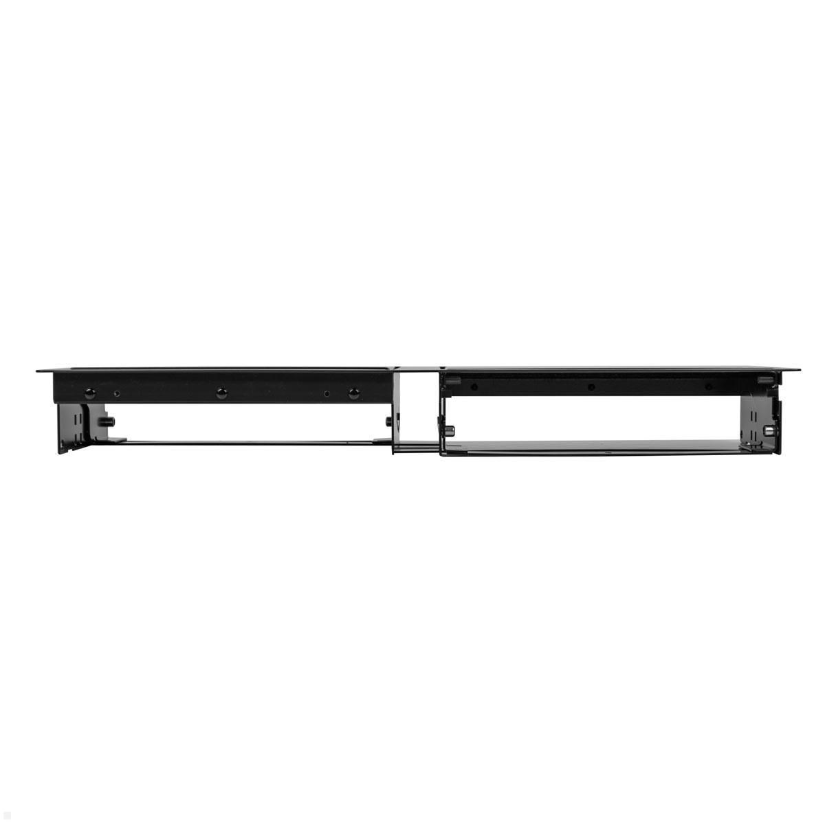Installation frame for retractable table sockets (911.047), black