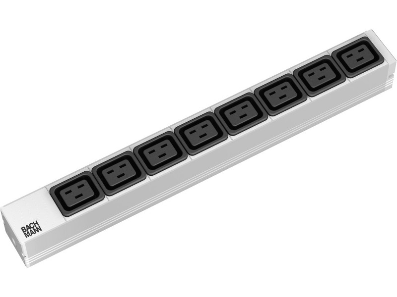 Bachmann 19inch power strip, 8x C19, 333.815