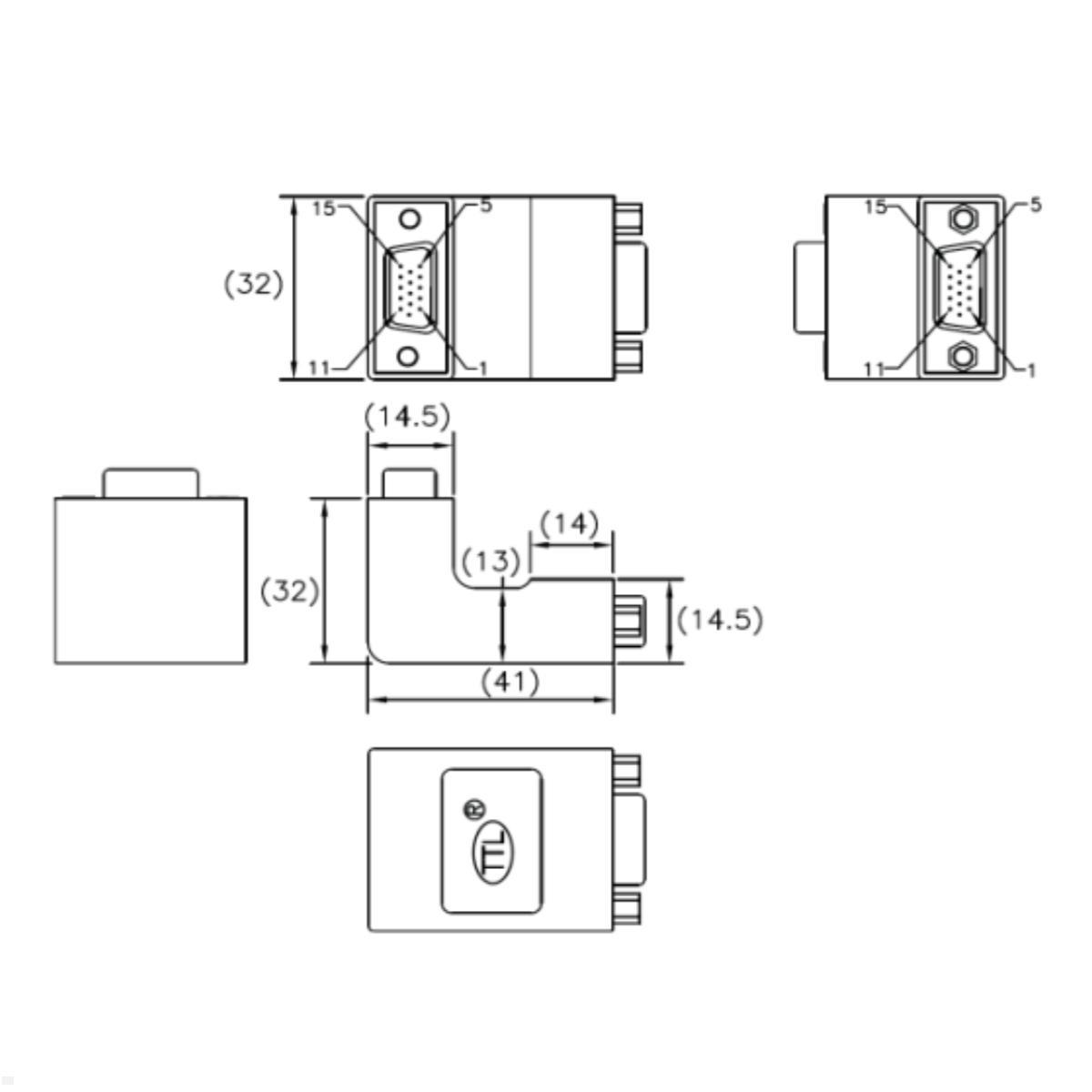 Bachmann Keystone Module VGA connection, audio, 917.058