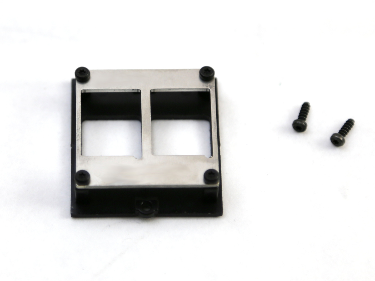 Bachmann Module 2x Keystone with metal holder black (917.061)