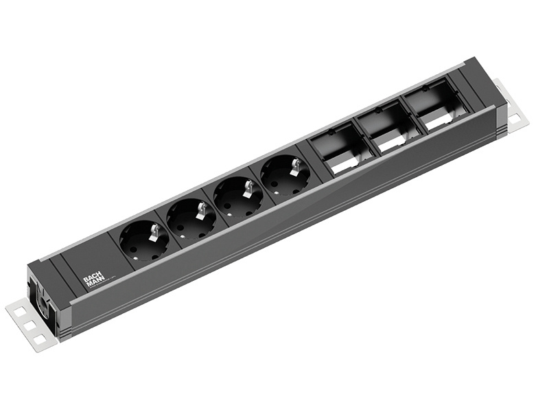 Bachmann UNIVERSAL power strip 4x socket 3x custom module (922.0071)