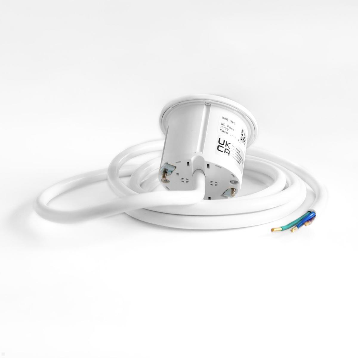 Built-in socket white with 2m cable - Bachmann PIX 926.301D