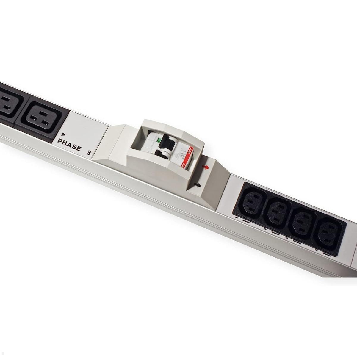 Power strip 24xC13 6xC19 6xLS, Bachmann IT PDU (800.2338)