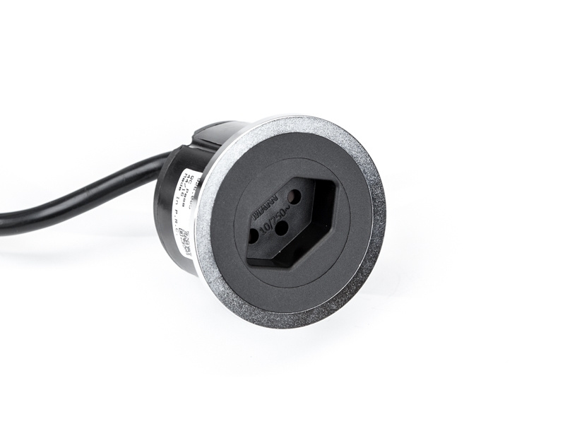 Bachmann PIX 1x swiss socket outlet (926.005) with power supply