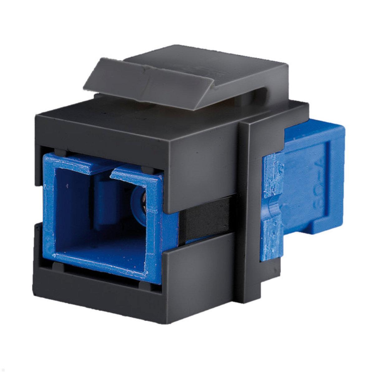 Fiber optic coupling SC module socket strip Bachmann 918.072