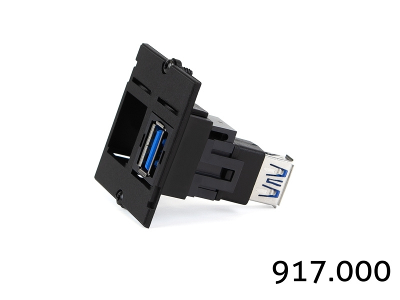 Bachmann Custom Modul 1 x USB 3.0 A/A Keystone (917.120)