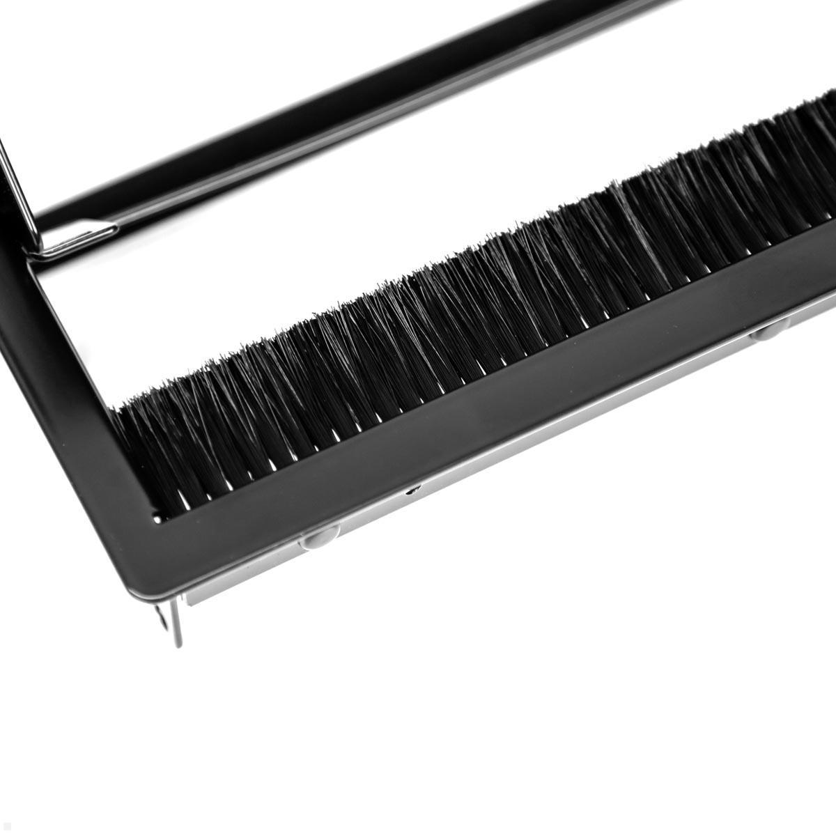 Installation frame for retractable table sockets (911.048), black