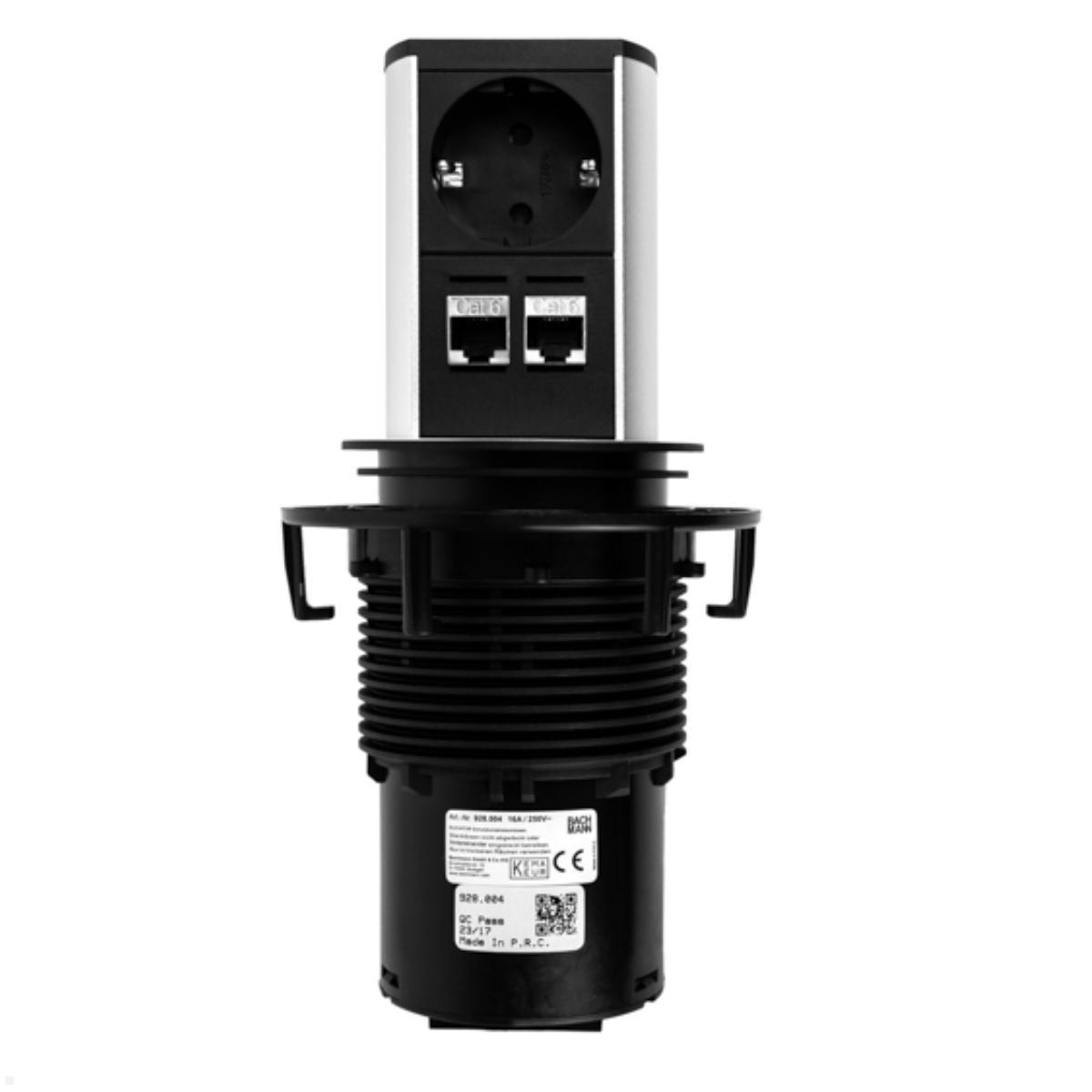 Bachmann ELEVATOR, 1x power socket, 2x CAT6, 928.004