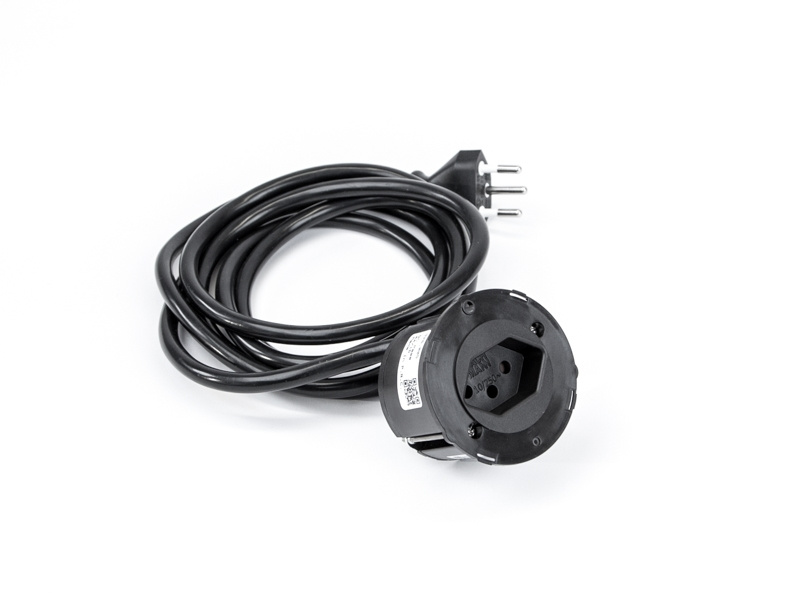 Bachmann PIX 1x swiss socket outlet (926.005) with power supply