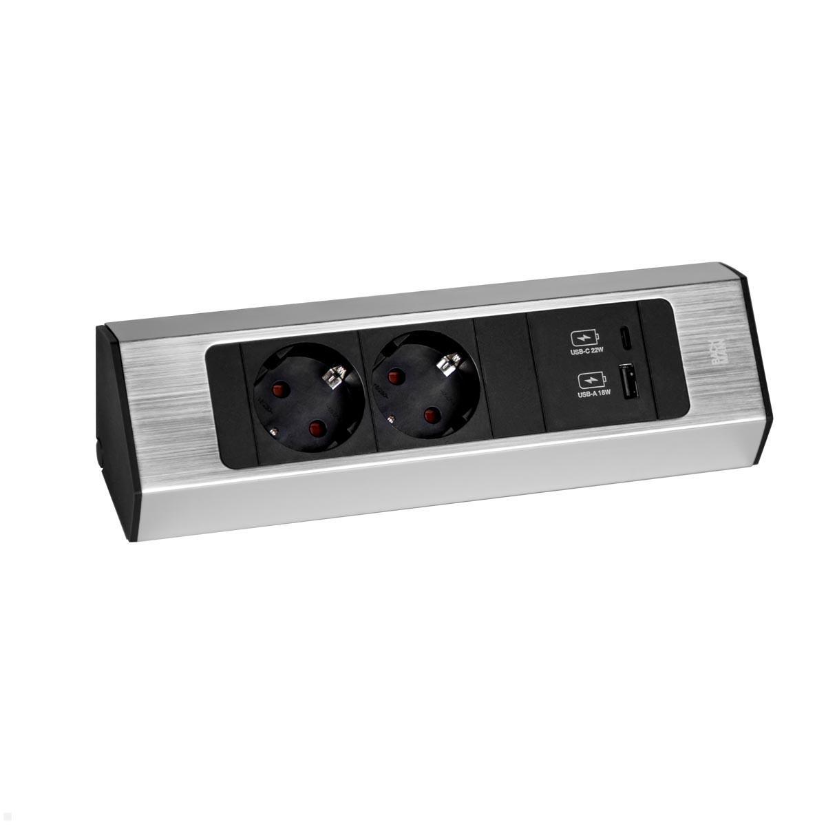 Corner sockets short USB A/C - Bachmann CASIA 932.002