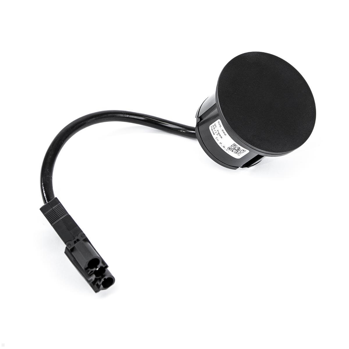 Built-in socket black with cover - Bachmann PIX 926.000D